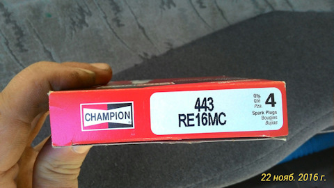 RE16MC Свеча зажигания 2.4 01- CHAMPION | Запчасти на DRIVE2