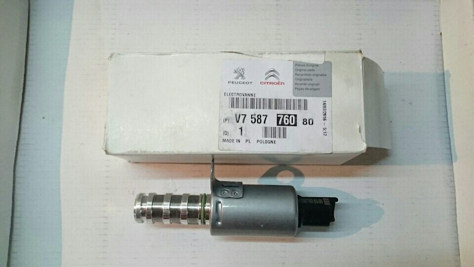 V758776080 Клапан вариатора фаз PSA 1.6i 16V EP6 Peugeot Citroen ...