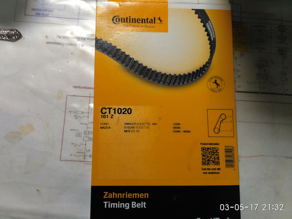 CT1020 Ремень грм CONTITECH | Запчасти на DRIVE2