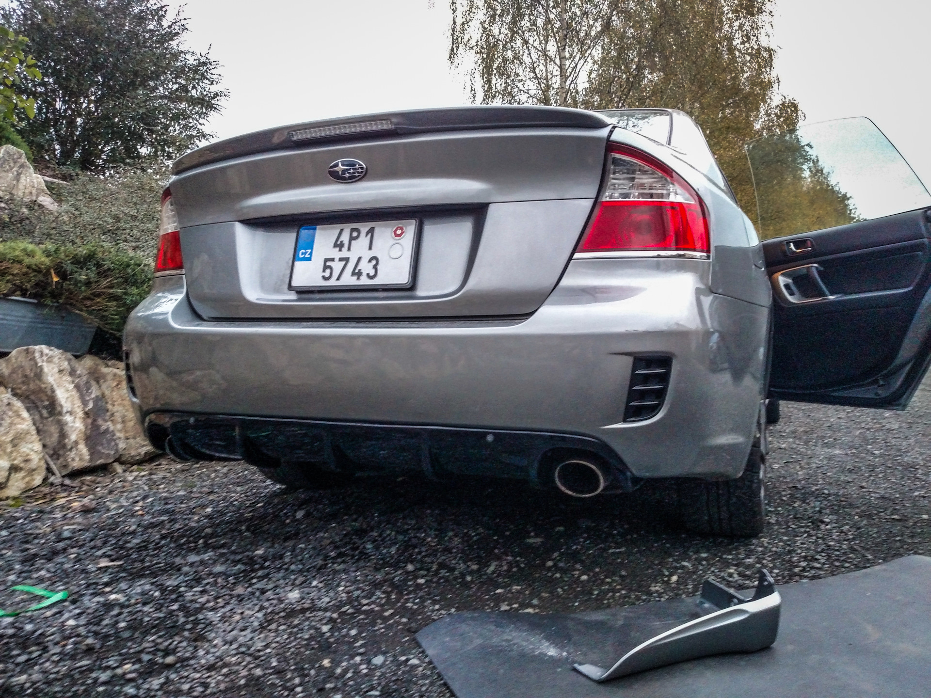 Difusor mounted — Subaru Legacy (BL/BP), 3 л, 2006 года | стайлинг | DRIVE2