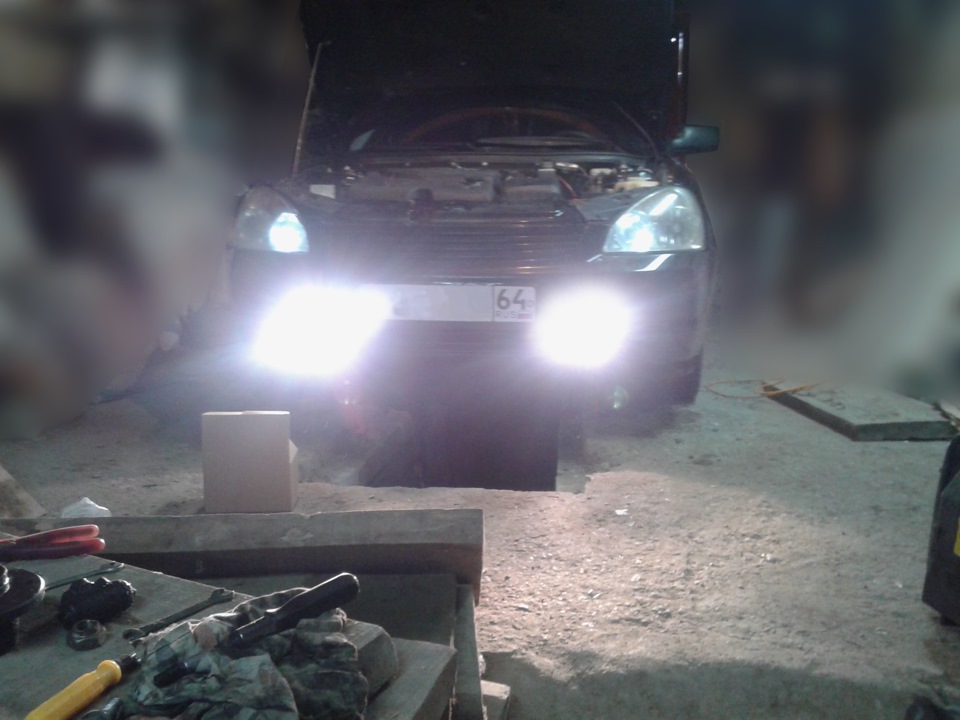 Установил птф — Lada Приора седан, 1,6 л, 2008 года | своими руками ...