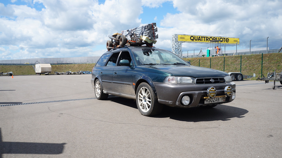 Поездка на WTCC… От и До — Subaru Legacy Outback (BD/BG), 2,5 л, 1997 ...
