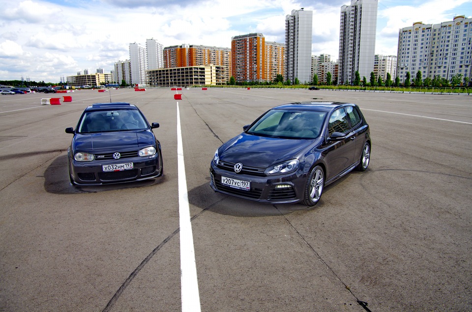Mk4 R32 vs Mk6 R20 PhotoSession — Volkswagen Golf R Mk4, 3,2 л, 2004 ...