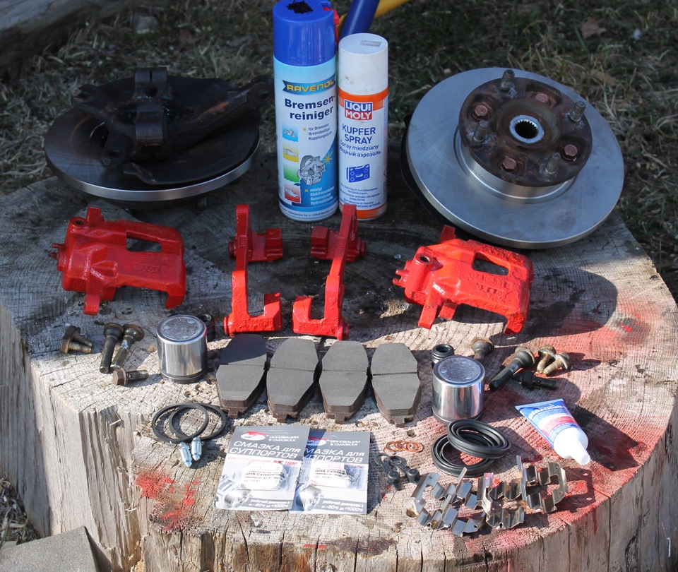 Замена и ремонт передних тормозов — Chevrolet Spark (M200/M250), 0,8 л ...