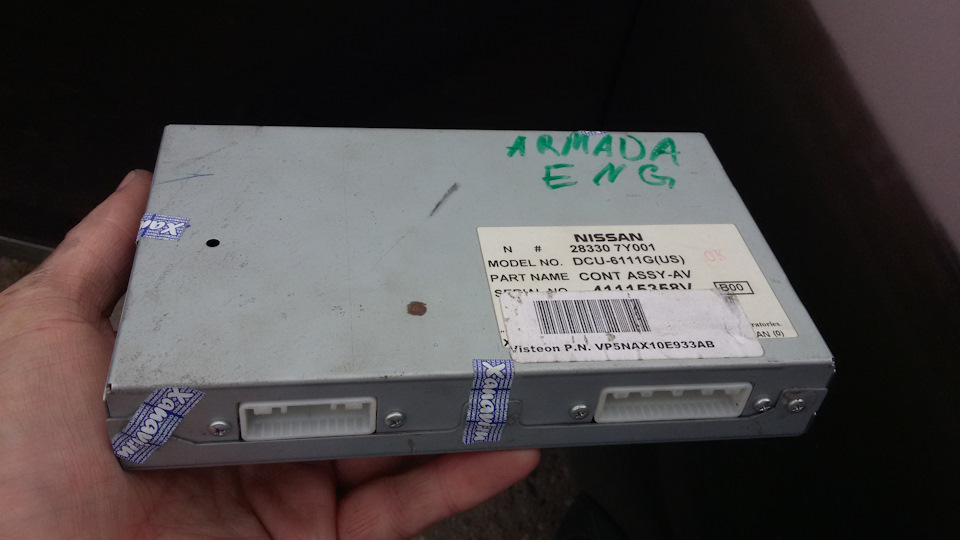 283307Y001 Блок управления монитором для QX56 2004 года выпуска NISSAN ...