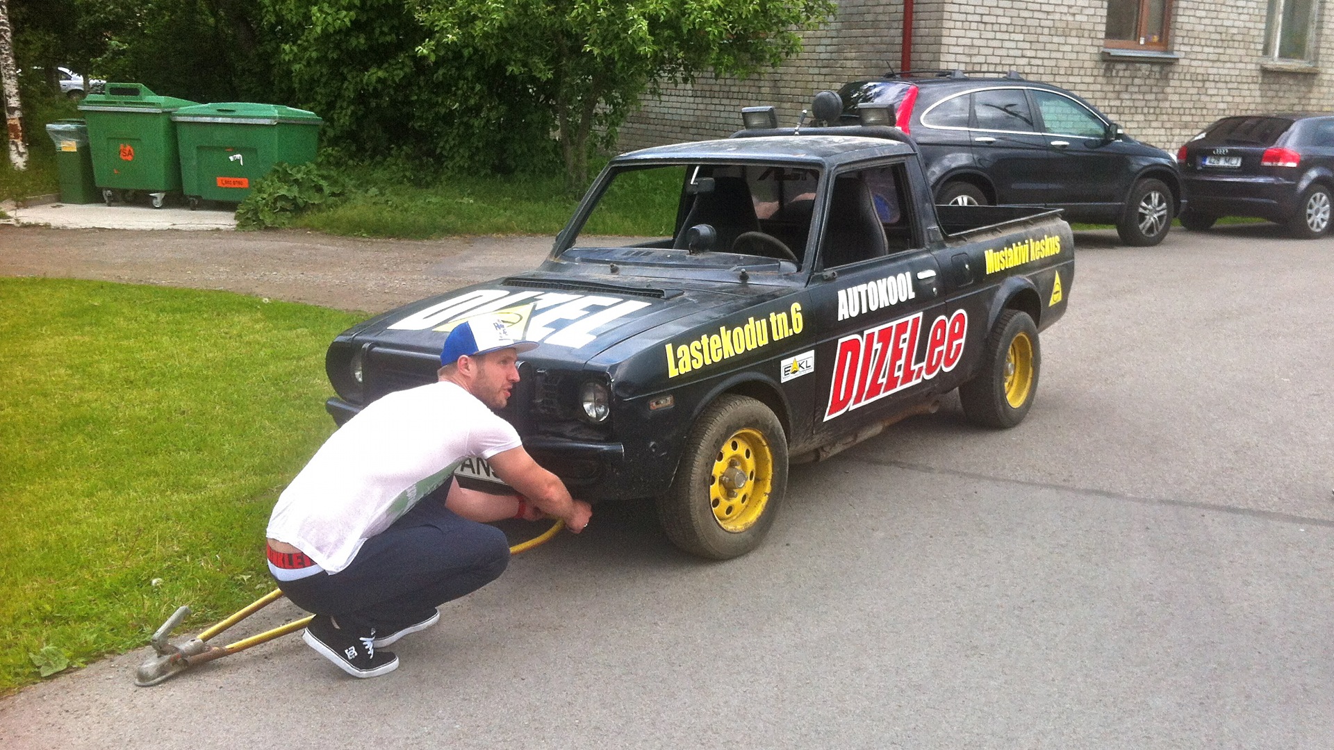 Toyota 1000 1.3 бензиновый 1977 | KP-36 Rat-Style на DRIVE2