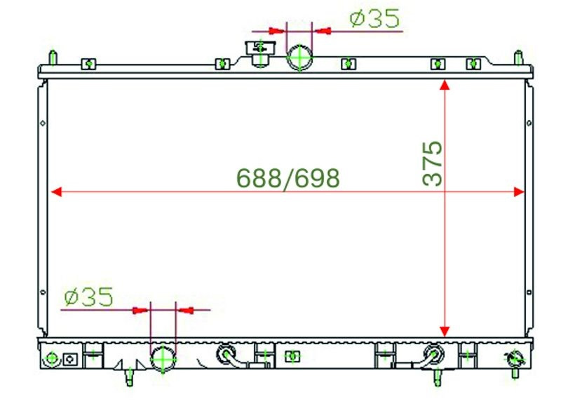 потек радиатор — Mitsubishi Lancer IX, 1,6 л, 2004 года | визит на ...