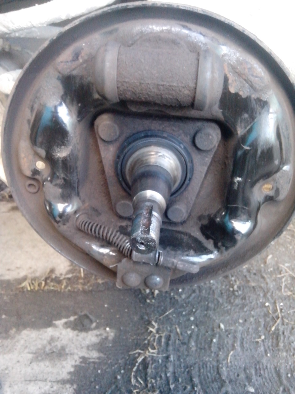 замена заднего ступичного подшипника. две стороны — Chevrolet Lanos, 1 ...