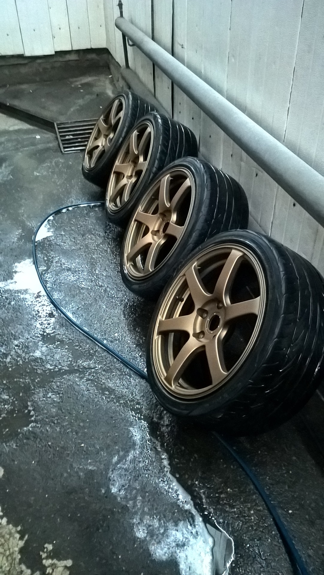 ADVAN AVS Model T6 8J ET48 R17 — Honda Civic Type R (2G), 2 л, 2003 ...