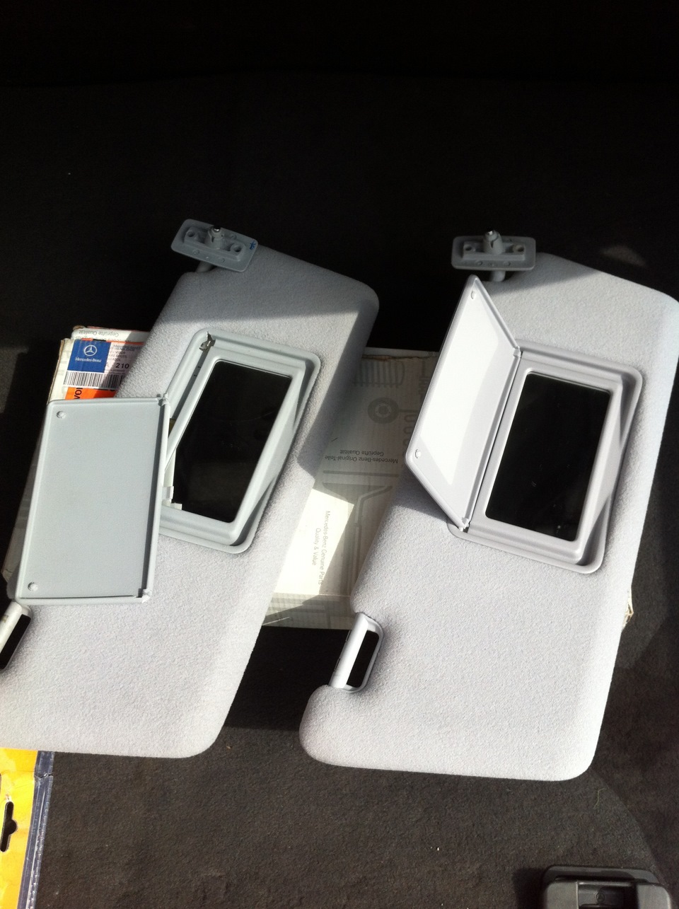 Новый солнцезащитный козырек и дворник — Mercedes-Benz E-class (W210 ...