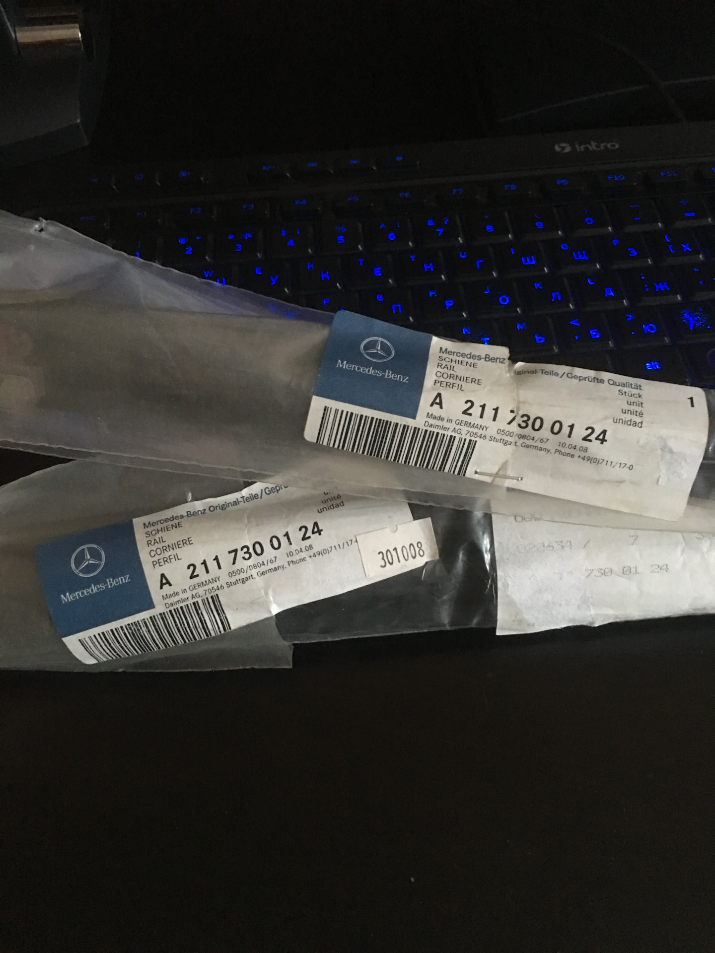 Покупка уплотнителей задних окон. — Mercedes-Benz E-Class (W211), 2,6 л ...