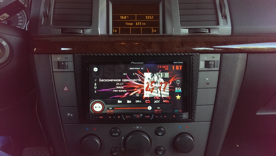 Новая магнитола Pioneer AVH-X5650BT — Opel Vectra C, 2,2 л, 2004 года ...