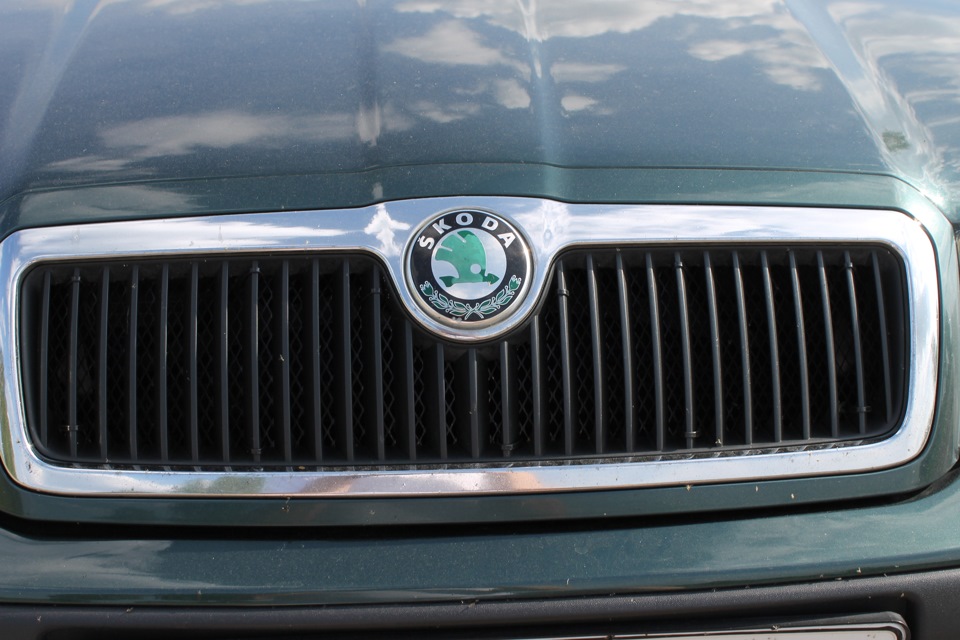 Решетка радиатора, защита от нечистей — Skoda Octavia A4 Mk1, 1,8 л ...