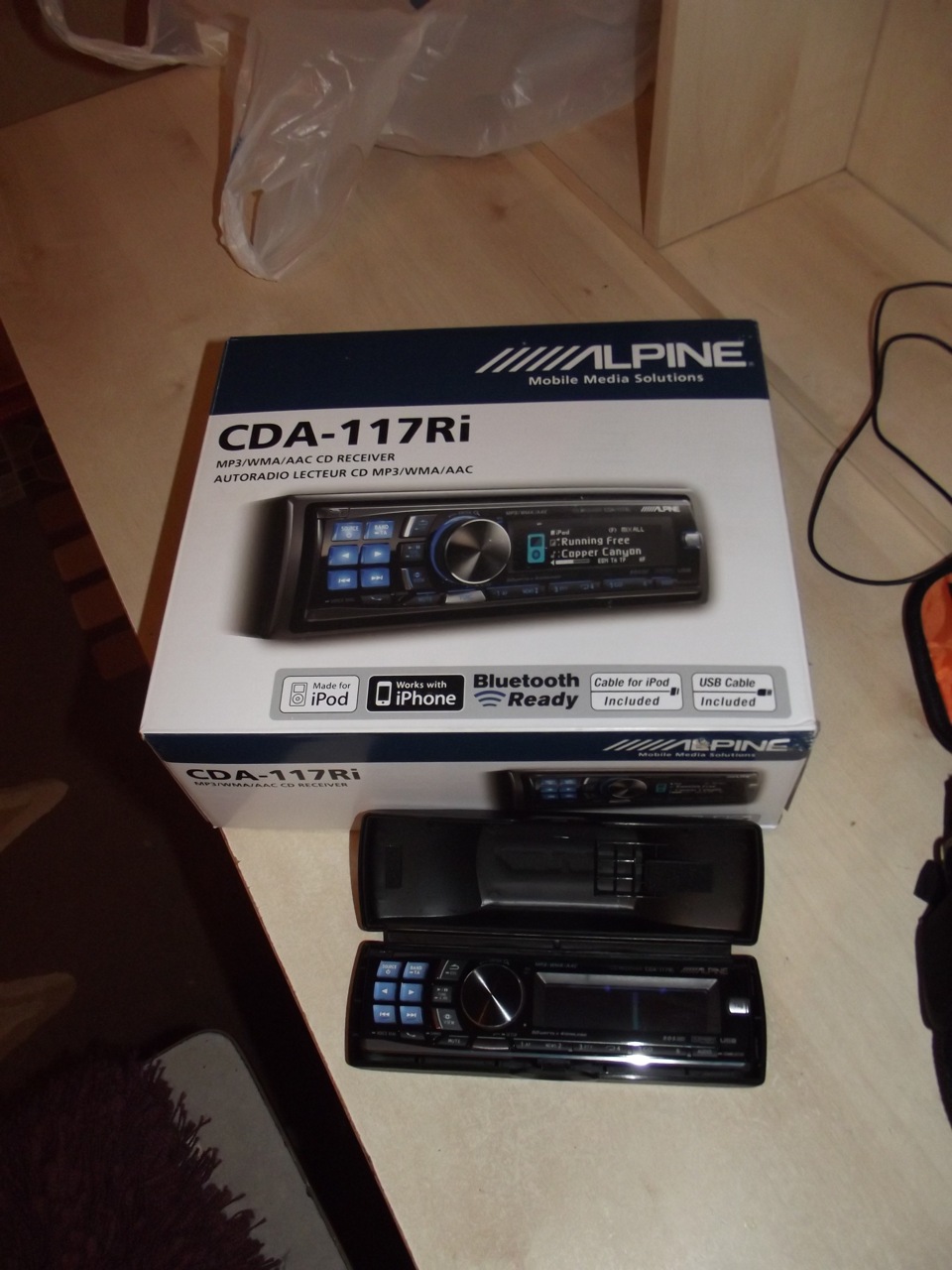 Alpine CDA-117Ri — Lada 2115, 1,6 л, 2008 года | автозвук | DRIVE2