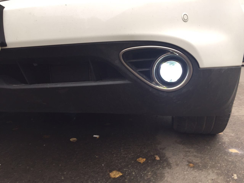 Новые диодные птф с дальним светом — Infiniti Fx 2g 3 7 л 2013 года