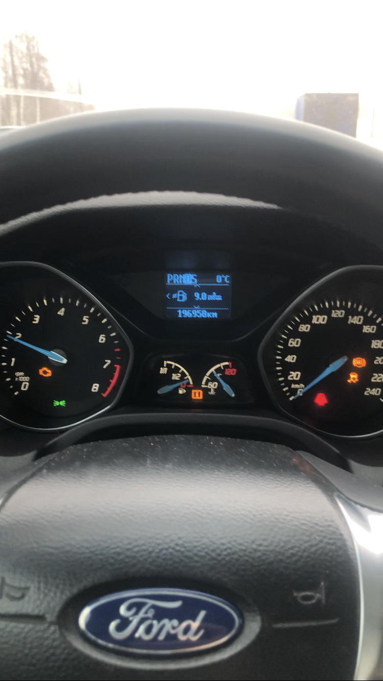 ABS, ESP и спидометр покинули чат )) — Ford Focus Hatchback III, 1,6 л ...