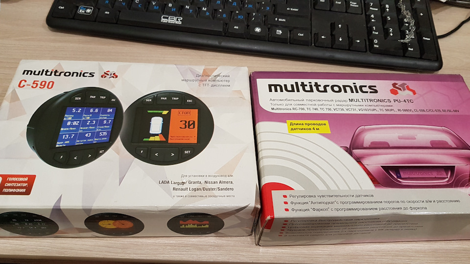 Multitronics C-590 и парктроник PU-4ТС — Renault Duster (1G), 1,6 л, 2016 года | аксессуары | DRIVE2