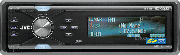 Магнитола JVC EXAD SD-card KD-SHX851 — BMW 5 series Touring (E34), 2 л ...