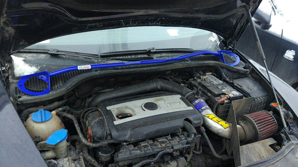 Передняя распорка! — Skoda Octavia A5 Mk2, 1,8 л, 2011 года | тюнинг ...