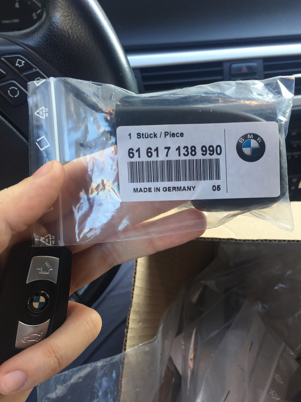 Накладки на дворники 61617138990 — BMW 3 series (E90), 2 л, 2009 года ...