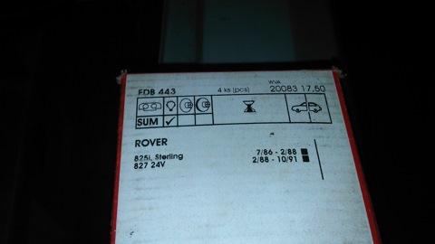 FDB443 Комплект тормозных колодок, дисковый тормоз FERODO | Запчасти на ...