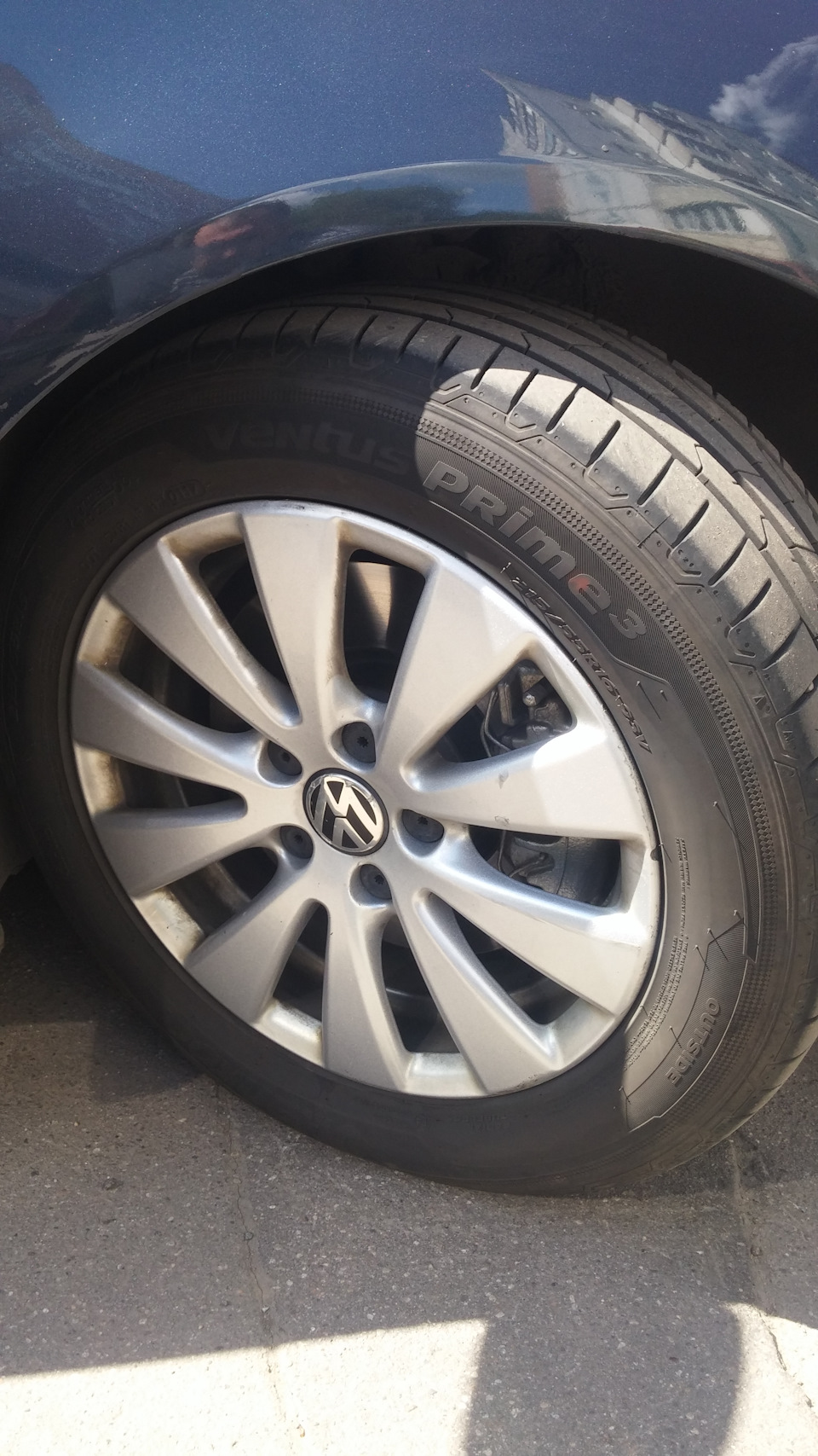 Hankook Ventus Prime 3 — Volkswagen Passat Variant (B6), 2 л, 2007 года ...