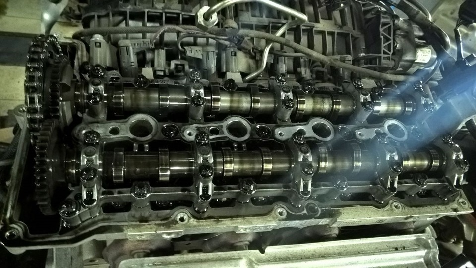 Замена цепей и натяжителей ГРМ на двигателе N47D20 — BMW 3 series (F30 ...