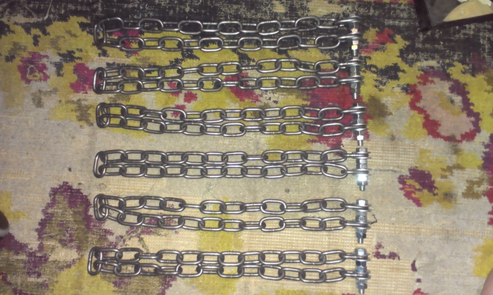 Противоскользящие браслеты (первый опыт) — Москвич 2140, 1,8 л, 1984 ...