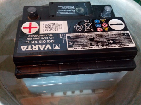 5K0915105C АКБ C индик. степени заряж., с VAG | Запчасти на DRIVE2