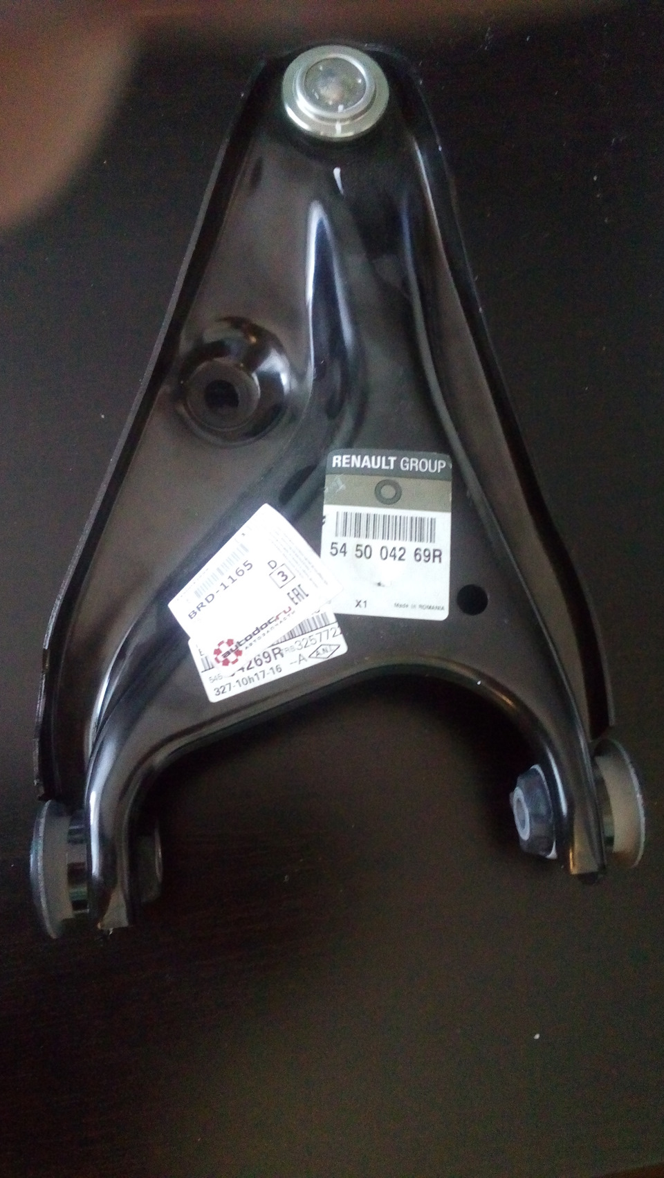 545004269R Рычаг перед подв прав в сб RENAULT | Запчасти на DRIVE2