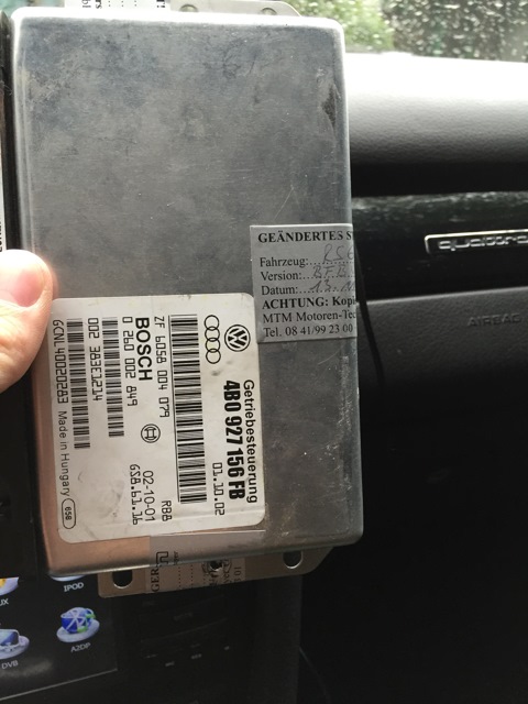 927156 Блок управления АКПП VAG | Запчасти на DRIVE2