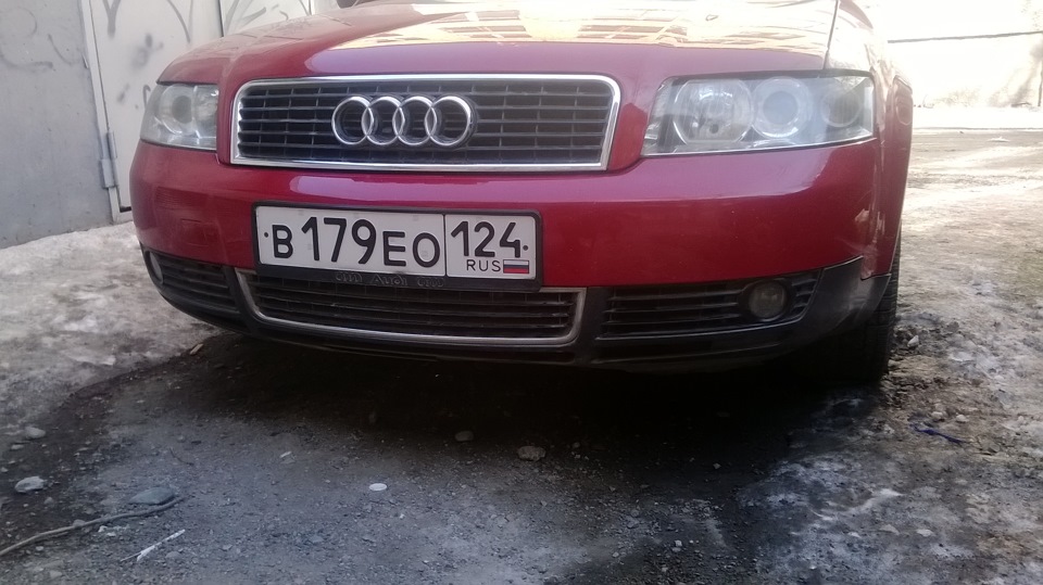 Оу, наконец-то руки дошли снять ПТФ — Audi A4 (B6), 1,8 л, 2002 года ...