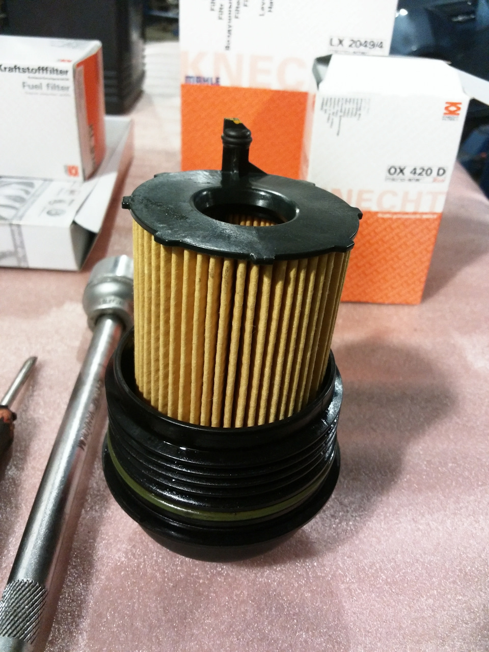 OX420D Масляный фильтр MAHLE KNECHT | Запчасти на DRIVE2