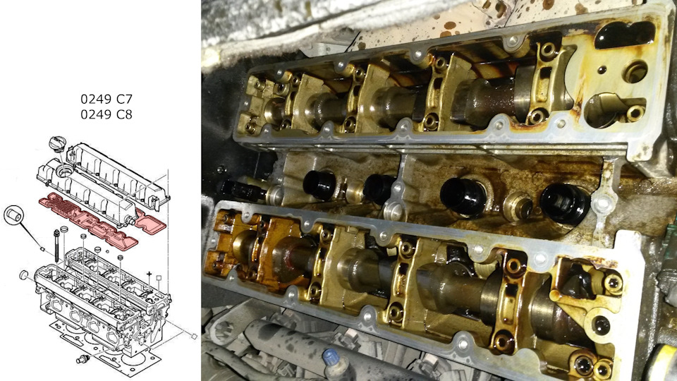 0249C8 Прокладка клапанной крышки Peugeot Citroen | Запчасти на DRIVE2