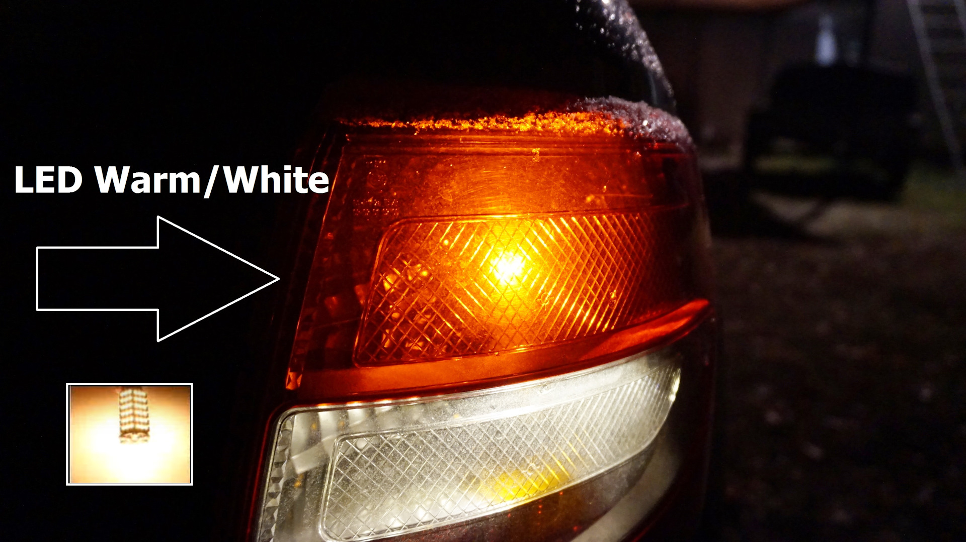 Warm / White (теплый / белый ) LED P21W в СТОП сигнал — DRIVE2