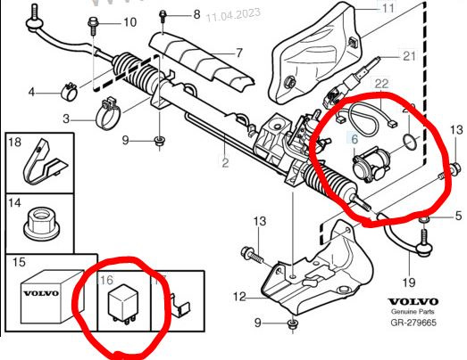 Замена жидкости ГУР. Поиск причины тяжелого руля. — Volvo S60 (1G), 2,4 ...