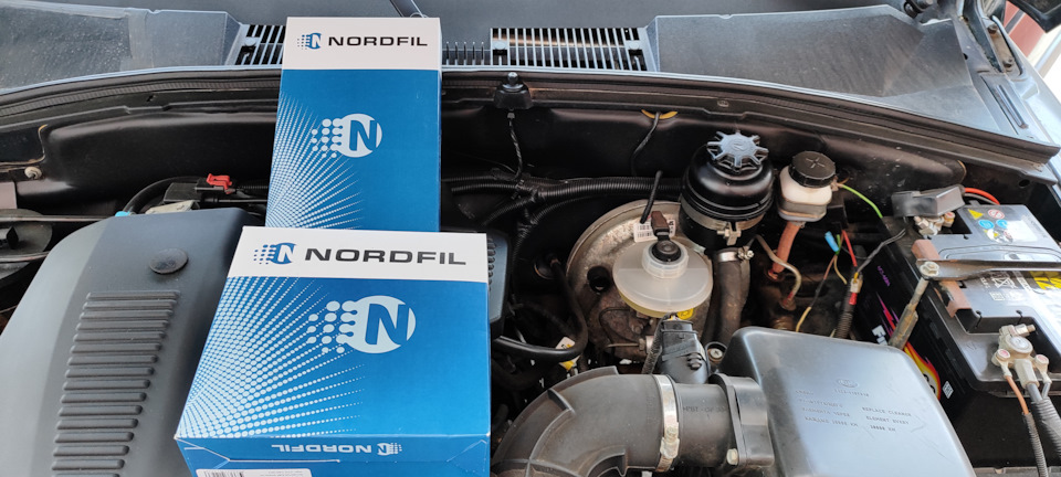 Замена воздушного и салонного фильтра Nordfil — Chevrolet Niva GLX, 1,7 ...