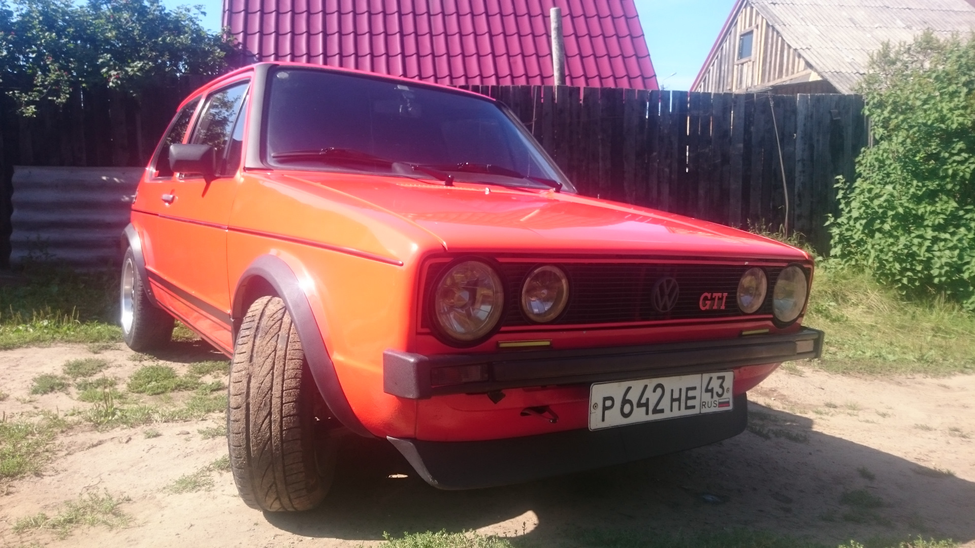 Volkswagen Golf Mk1 1.8 бензиновый 1983 | MK1 GTI Red Devil на DRIVE2