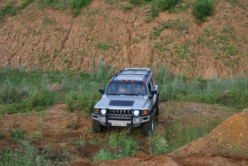 Немного покатались с Fivish'ем — Hummer H3, 5,3 л, 2005 года ...