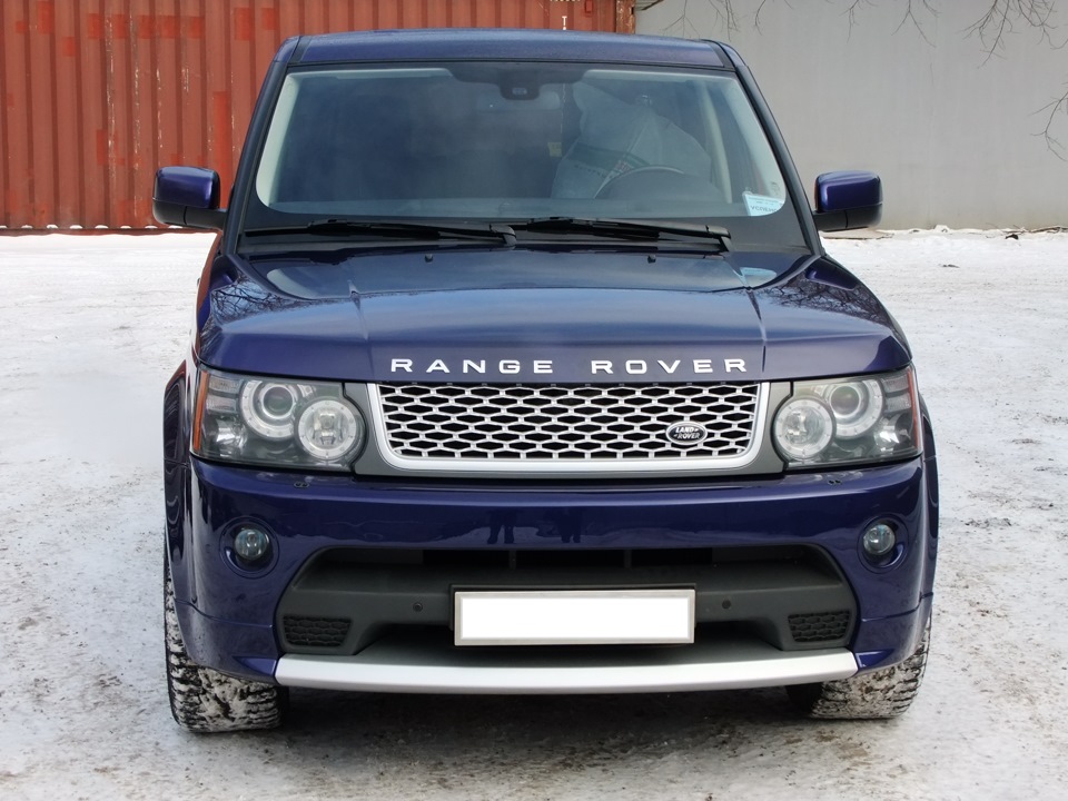 Рестайлинг Range Rover Sport 2011 Autobiography bali blue — LR.RU на DRIVE2