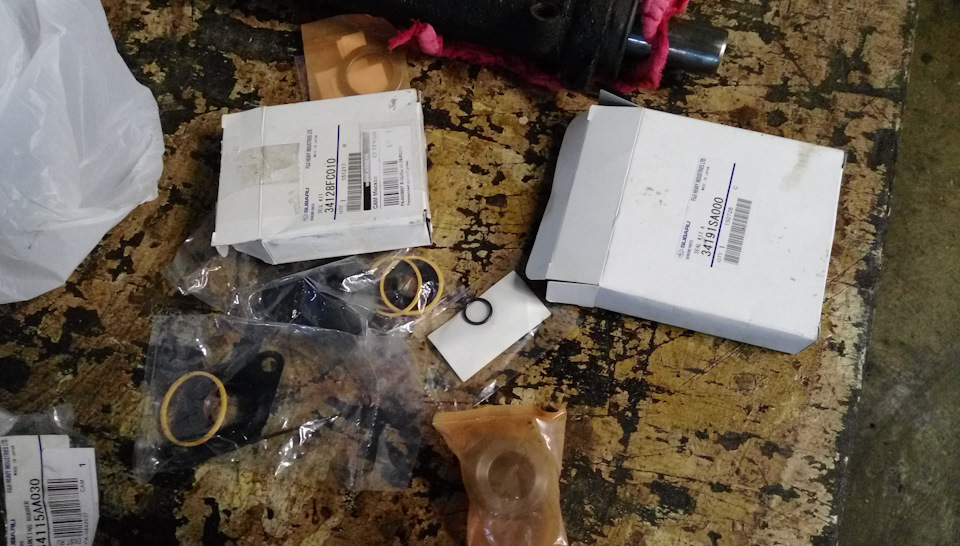 ремонт рулевой рейки — Subaru Impreza (GD/GG), 1,5 л, 2006 года | визит ...