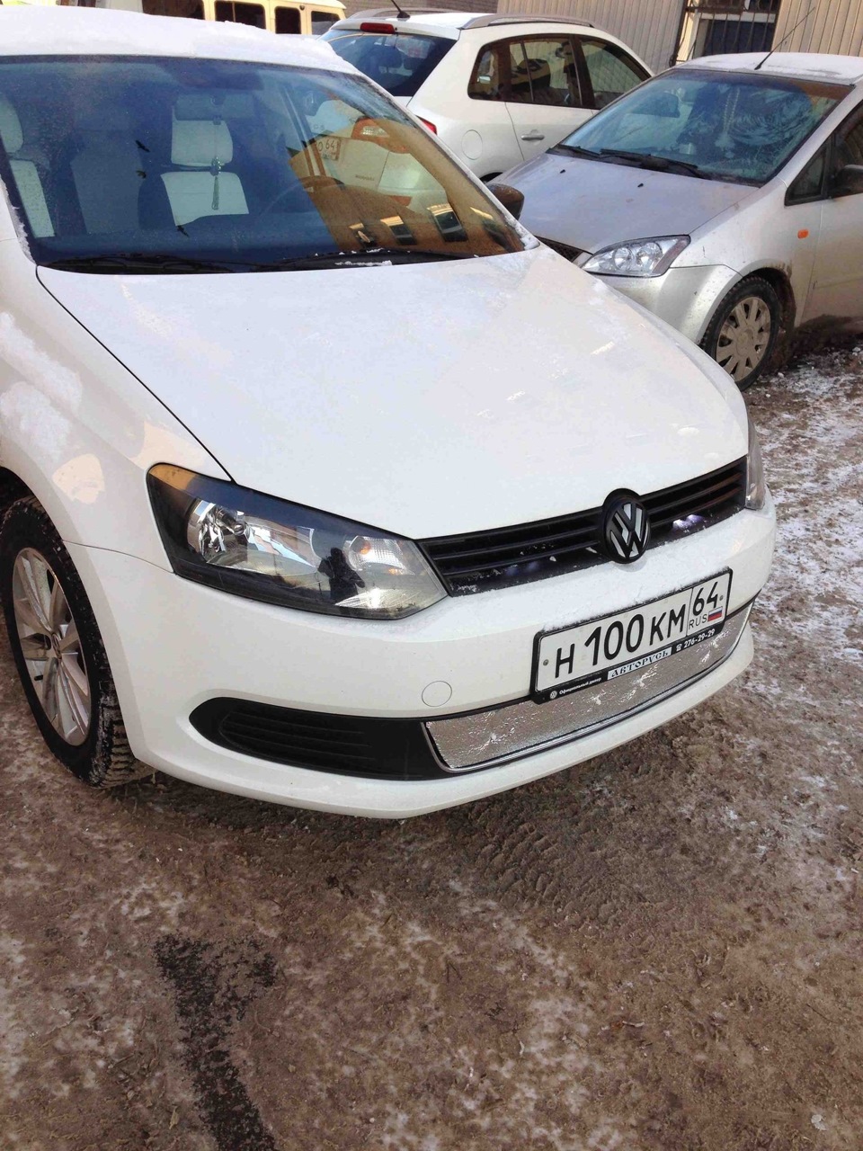 ДХО и чуть-чуть виниловой пленки — Volkswagen Polo Sedan, 1,6 л, 2013 ...