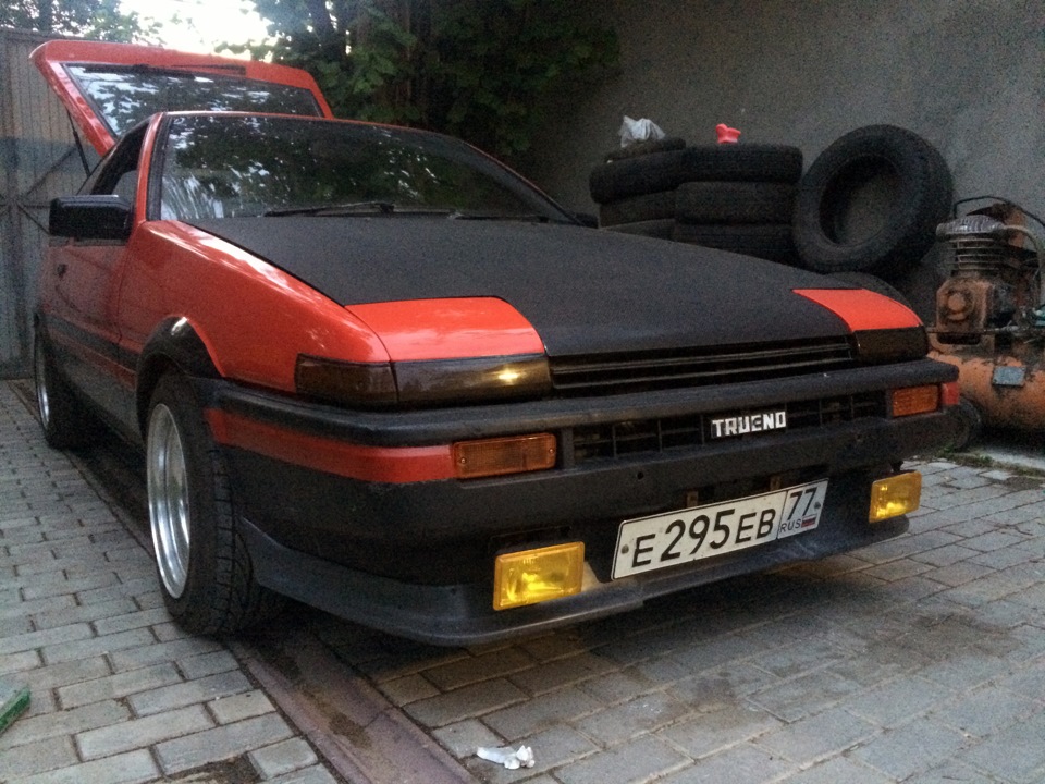 Готовимся к джапфесту! — Toyota Sprinter Trueno (85), 1,6 л, 1983 года ...