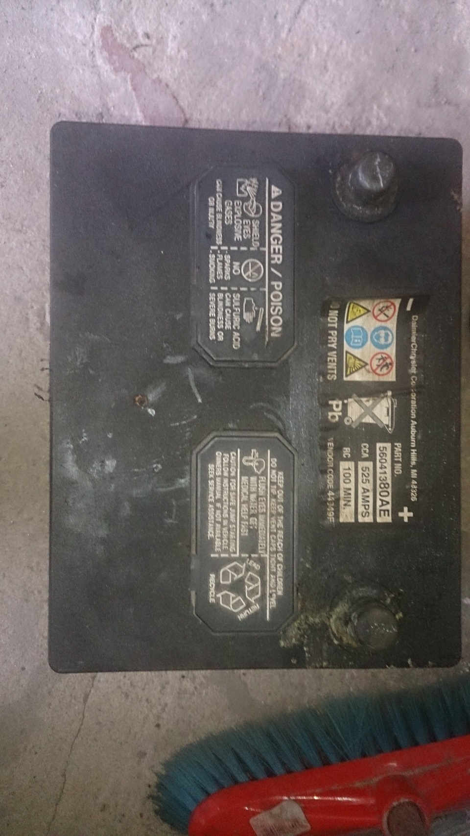 56041380AE аккумулятора Chrysler | Запчасти на DRIVE2