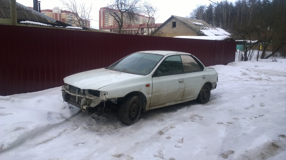 Субару много не бывает. — Subaru Impreza (GC/GF), 1,8 л, 1994 года ...
