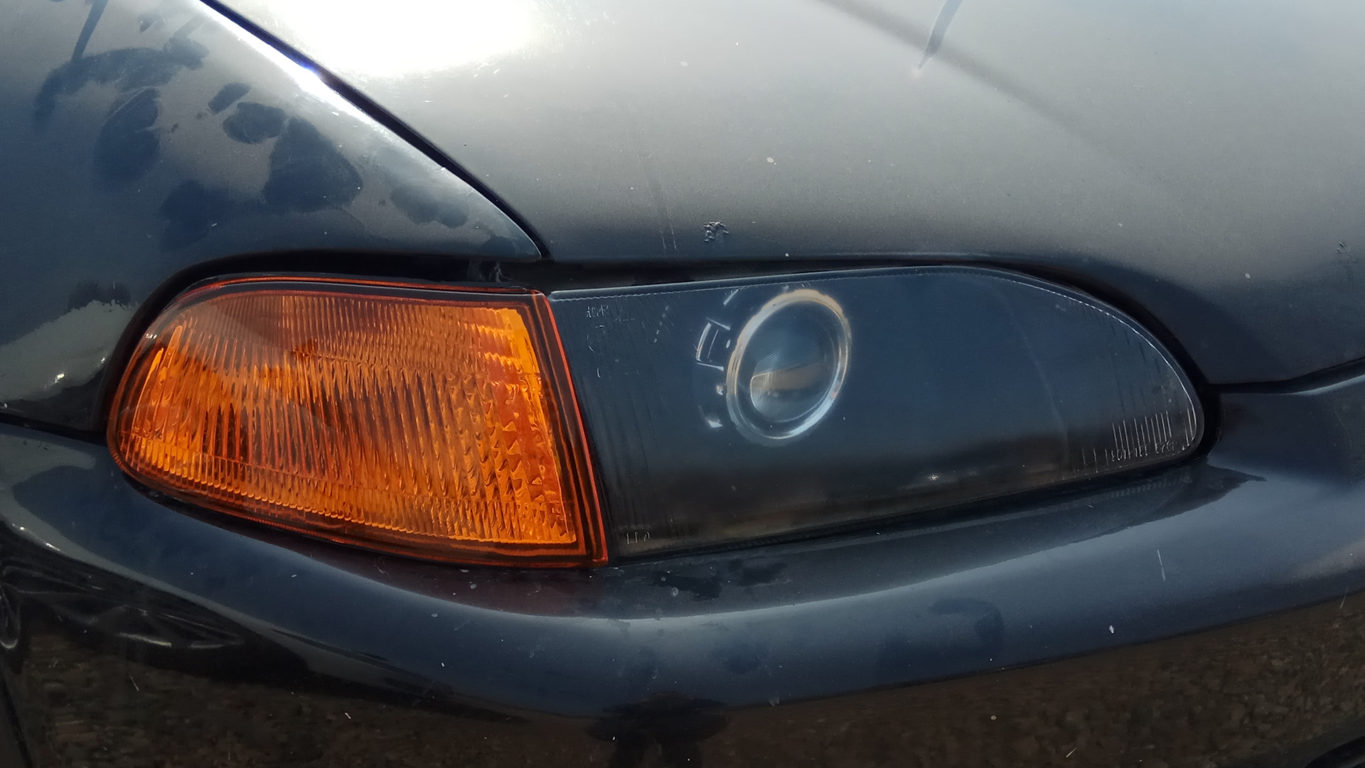Рыжие поворотники. — Honda Civic Coupe (5G), 1,5 л, 1995 года ...