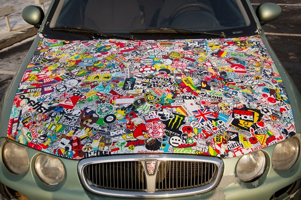 StickerBomb — Rover 25, 1,4 л, 2000 года | аксессуары | DRIVE2