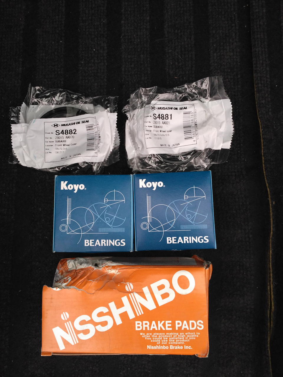 Замена ступичных подшипников и передних колодок — Subaru Impreza (GD/GG ...