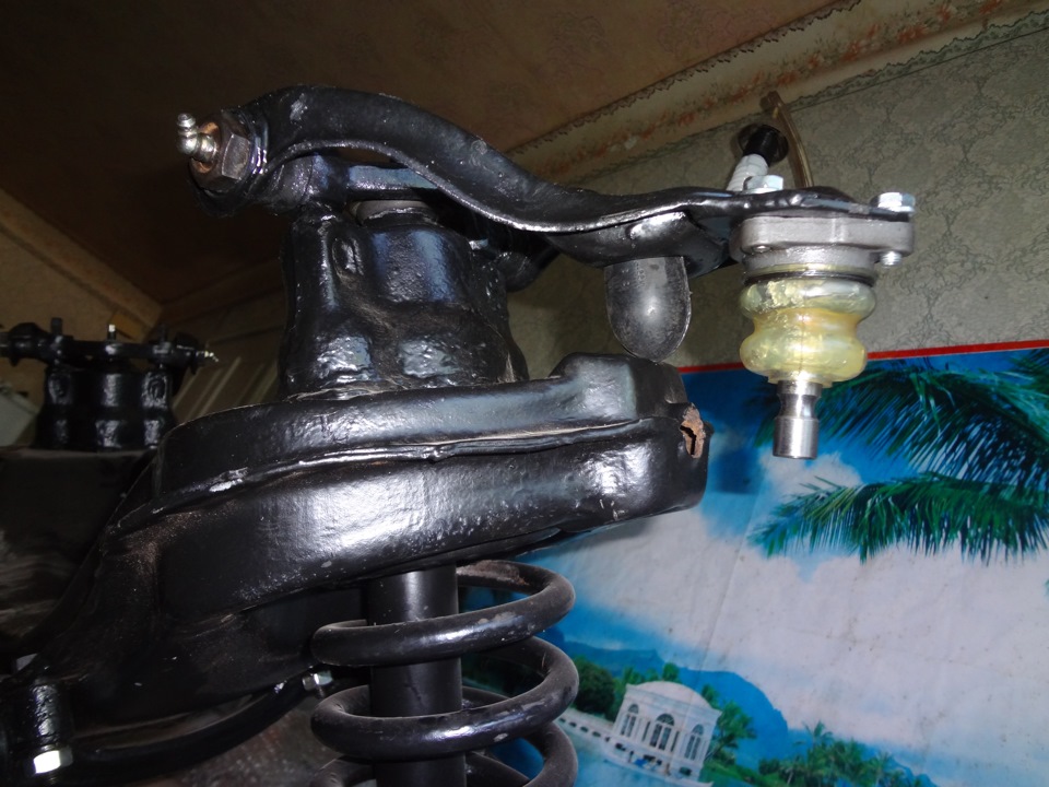 Верхние рычаги — встали на место — Москвич 407, 1,4 л, 1958 года ...