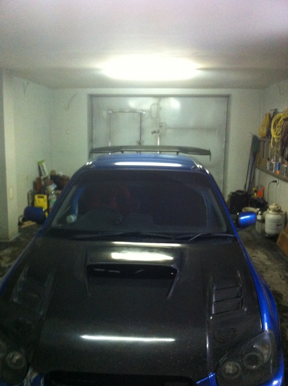 Багажник + Спойлер карбон — Subaru Impreza WRX STI (GD), 2 л, 2003 года ...